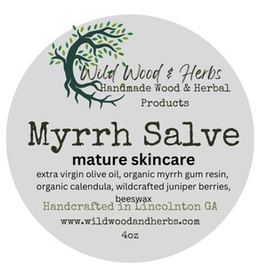 Calendula Salve With Myrrh Oil and Juniper Berries Herbal Skincare for ...