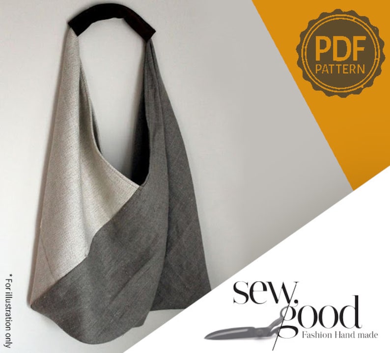 Origami Bag , PDF Printable Sewing Pattern in English, Instant Download ...