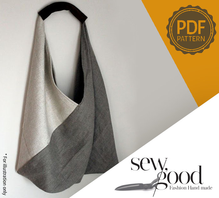 Origami Bag , PDF Printable Sewing Pattern in English, Instant Download ...