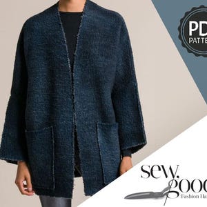 Women Kimono Top , 2 Files With All Sizes in English, PDF Printable ...