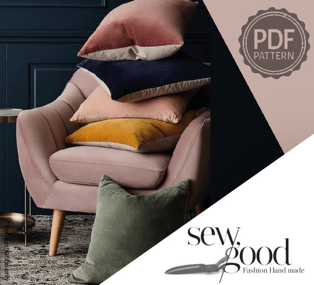 Decorative Cushions , PDF Printable Sewing Pattern, Instant Download - Etsy