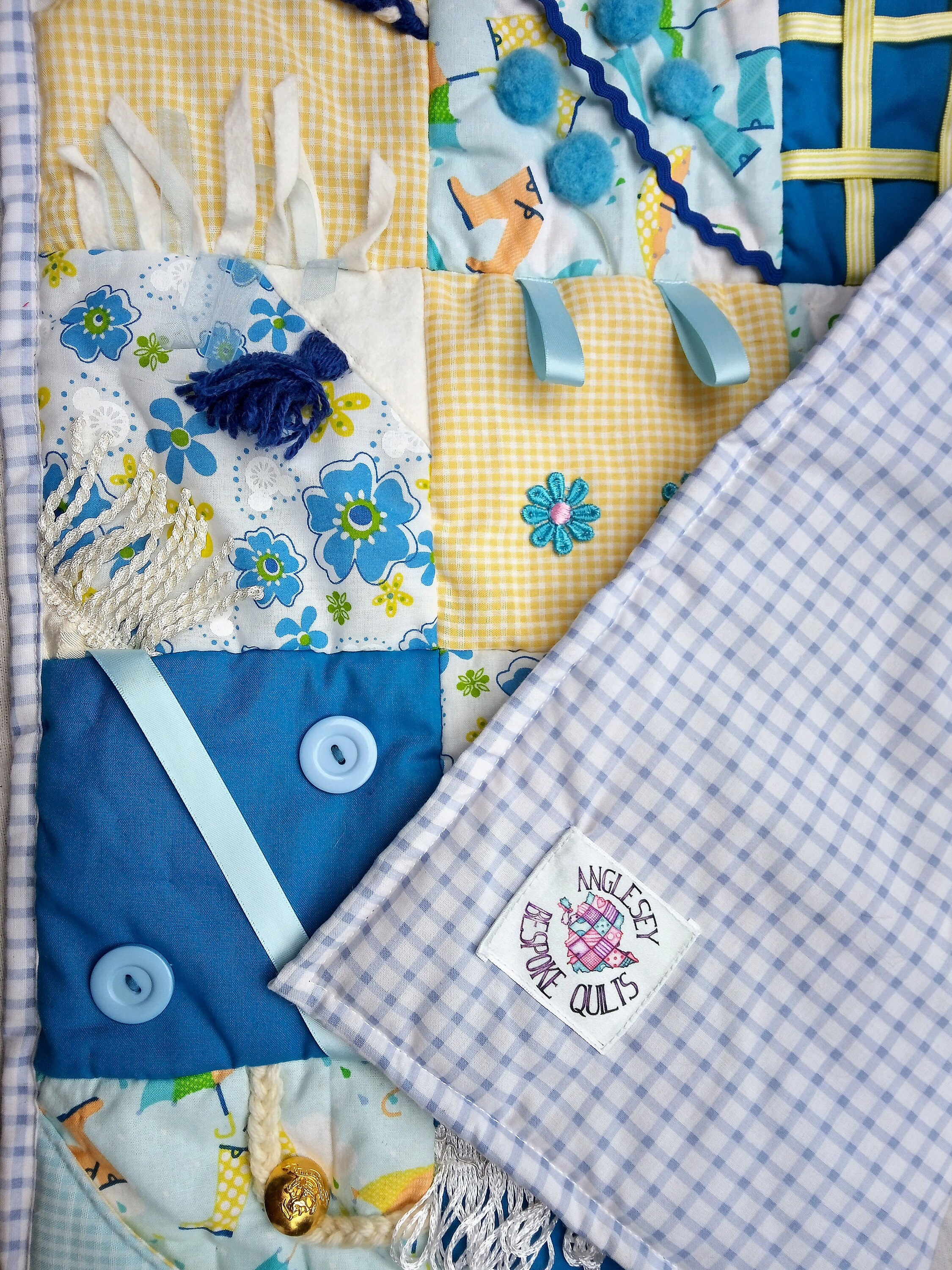 Handcrafted Bespoke Fidget Quilt for Dementia / Sensory Blanket - Etsy