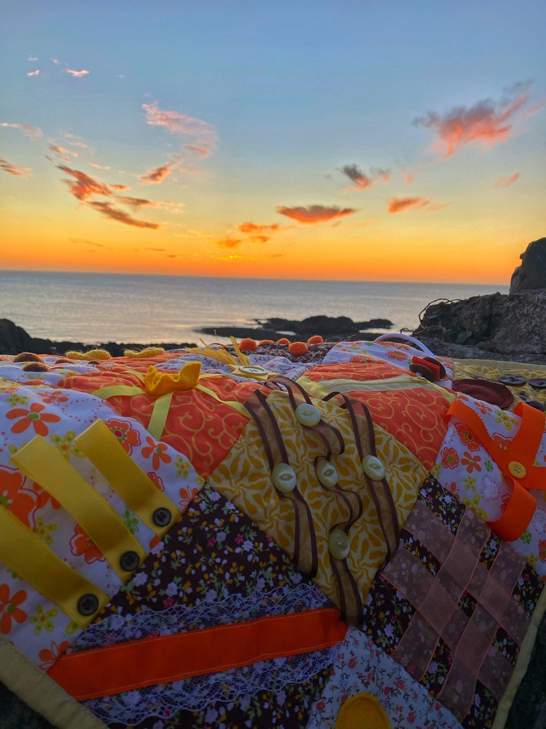 Handcrafted Bespoke Fidget Quilt for Dementia / Sensory Blanket - Etsy