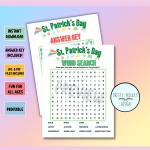 SAINT PATRICKS Day GAMES Bundle - Etsy