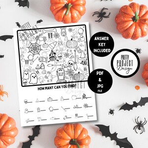 HALLOWEEN PRINTABLE Activity, Party Game - Etsy