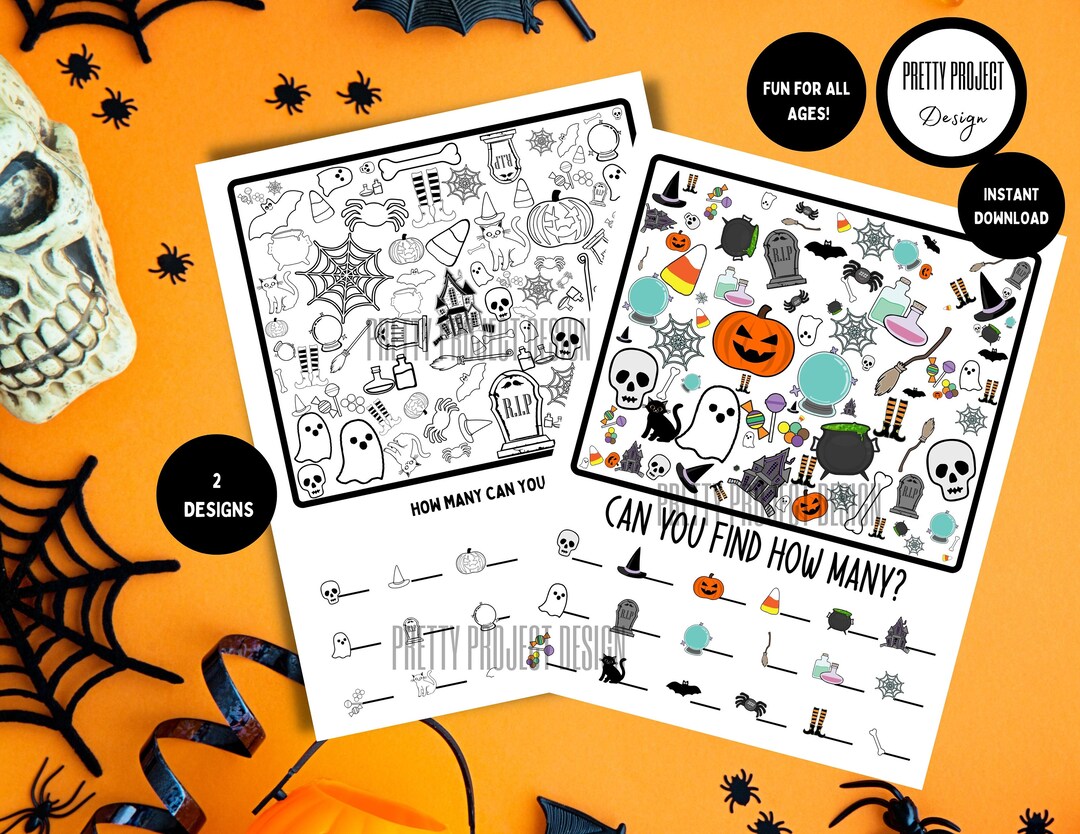 HALLOWEEN PRINTABLE Activity, Party Game - Etsy