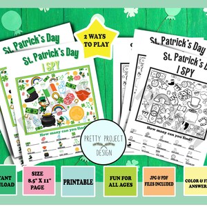 SAINT PATRICKS Day GAMES Bundle - Etsy