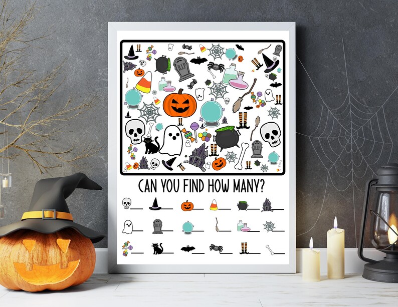 HALLOWEEN PRINTABLE Activity, Party Game - Etsy