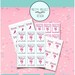 THANK YOU Tags BARB Doll Pink Party - Etsy