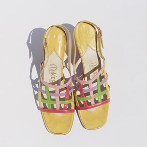 Vintage 1960s Leather Sandals - Etsy
