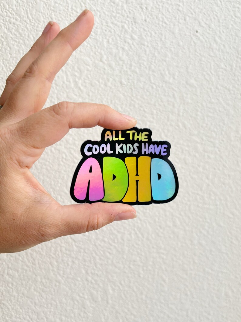 ADHD Vinyl Sticker - Etsy