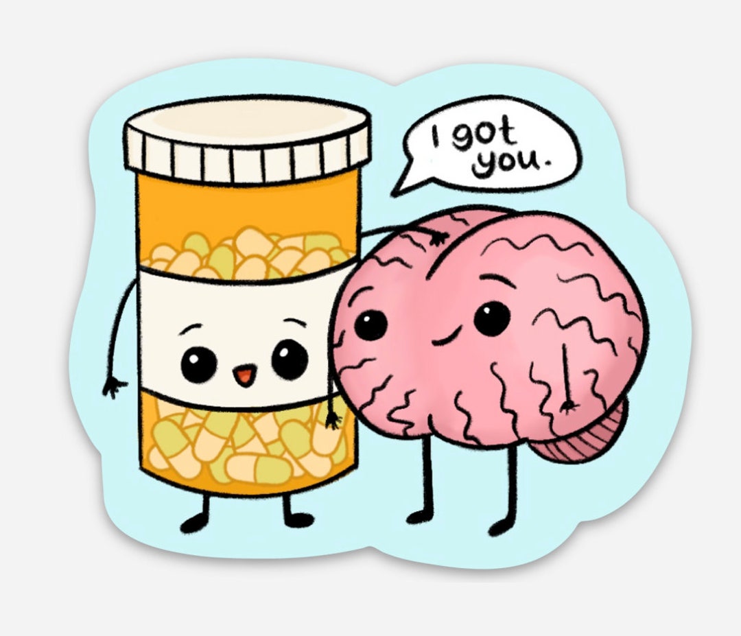 Mental Health Buddies Vinyl Sticker - Etsy