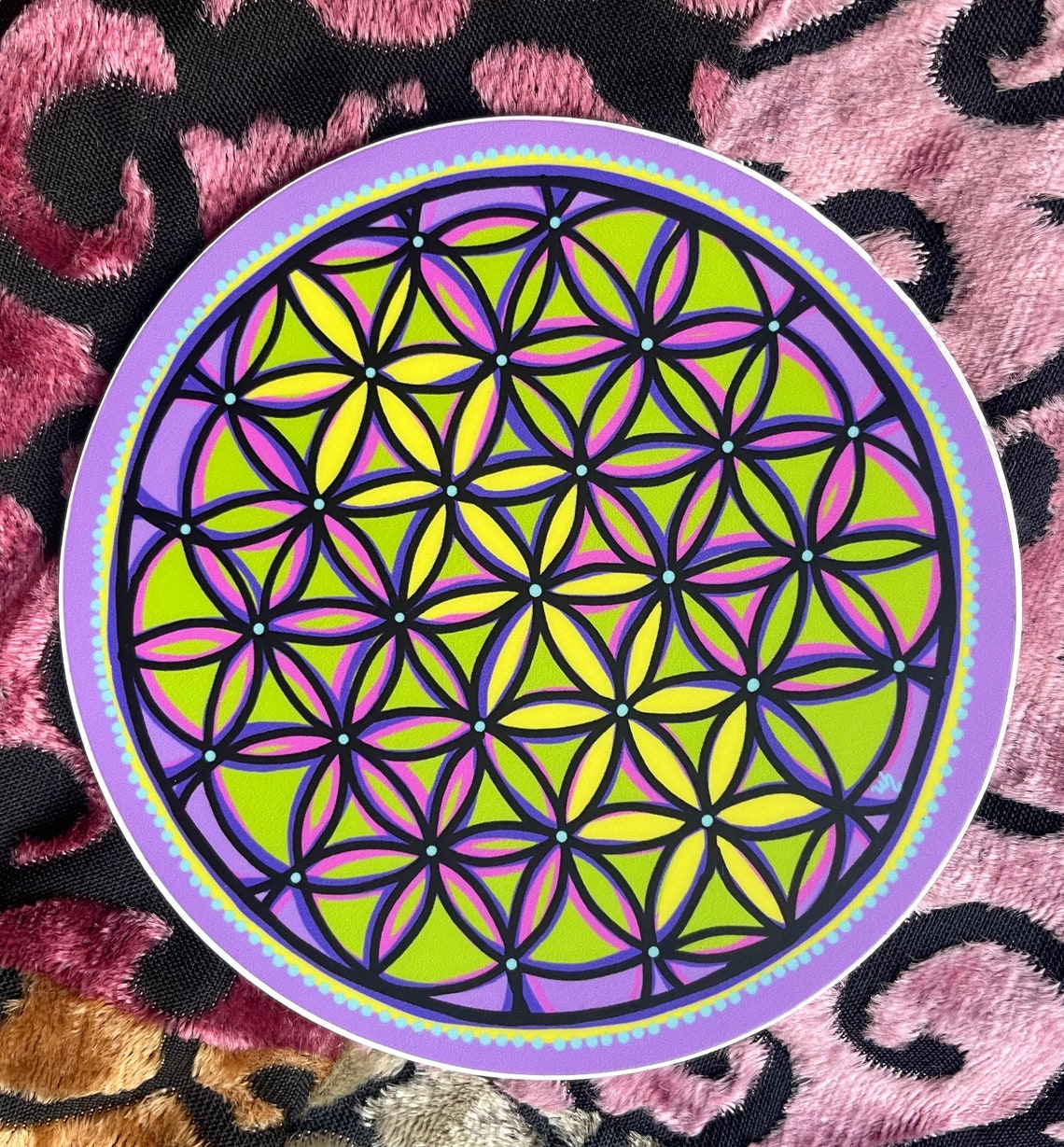 Flower of Life Sticker - Etsy