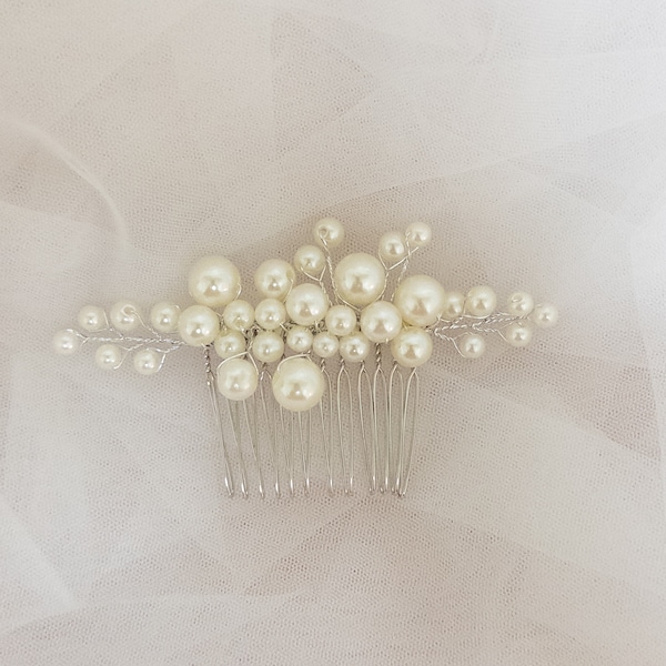 Pearl Hair Comb - Etsy