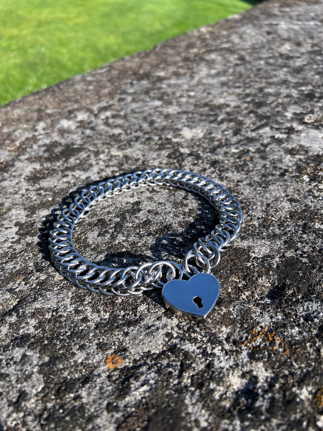 Heart Lock Collar - Etsy