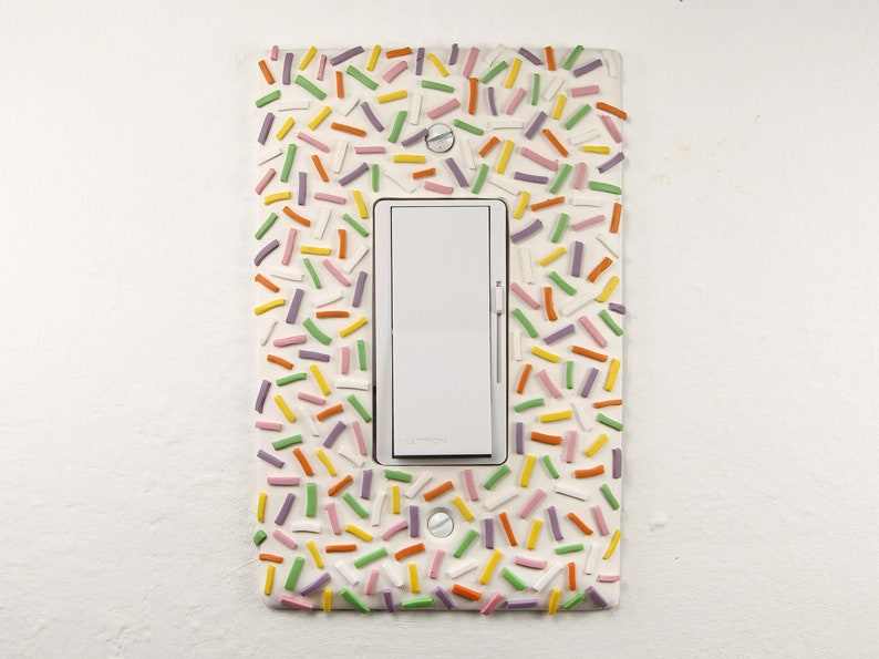 Funfetti Rocker Switch Plate - Etsy