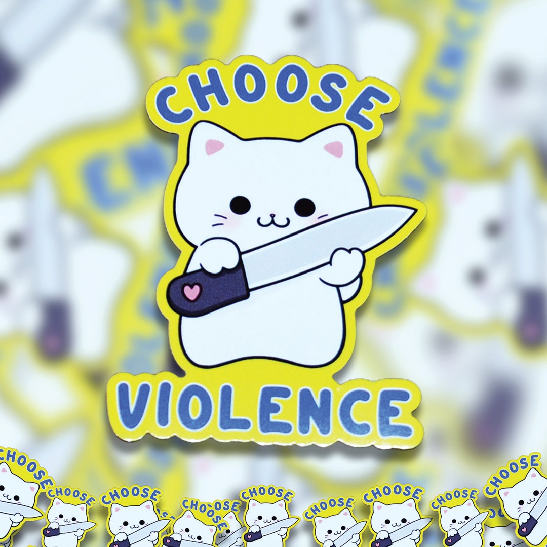 Choose Violence Sticker - Etsy