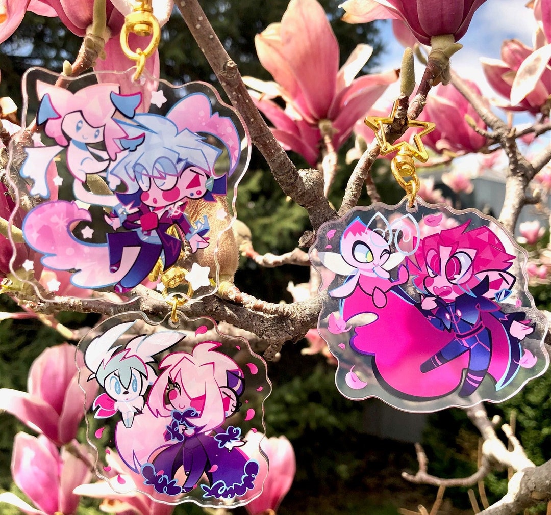 Pokemon Champions and Mythicals Acrylic Charm Keychain - Etsy