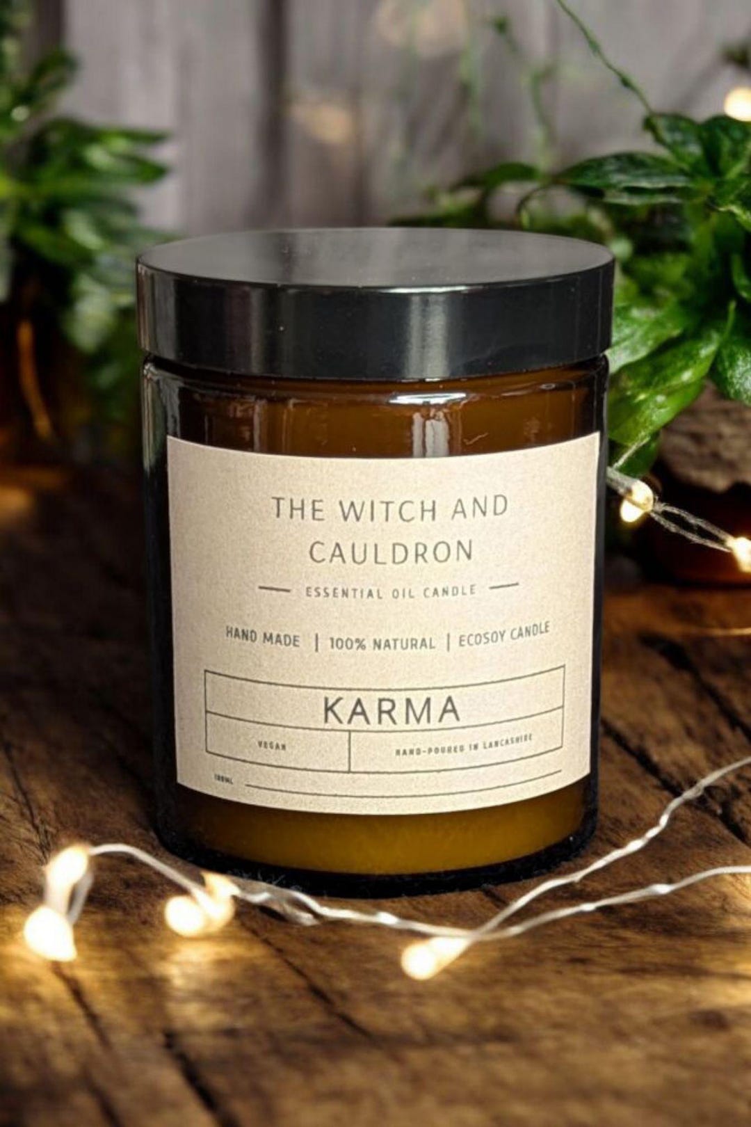 Karma Essential Oil Candle: Hand-poured Vegan Soy Wax - Etsy