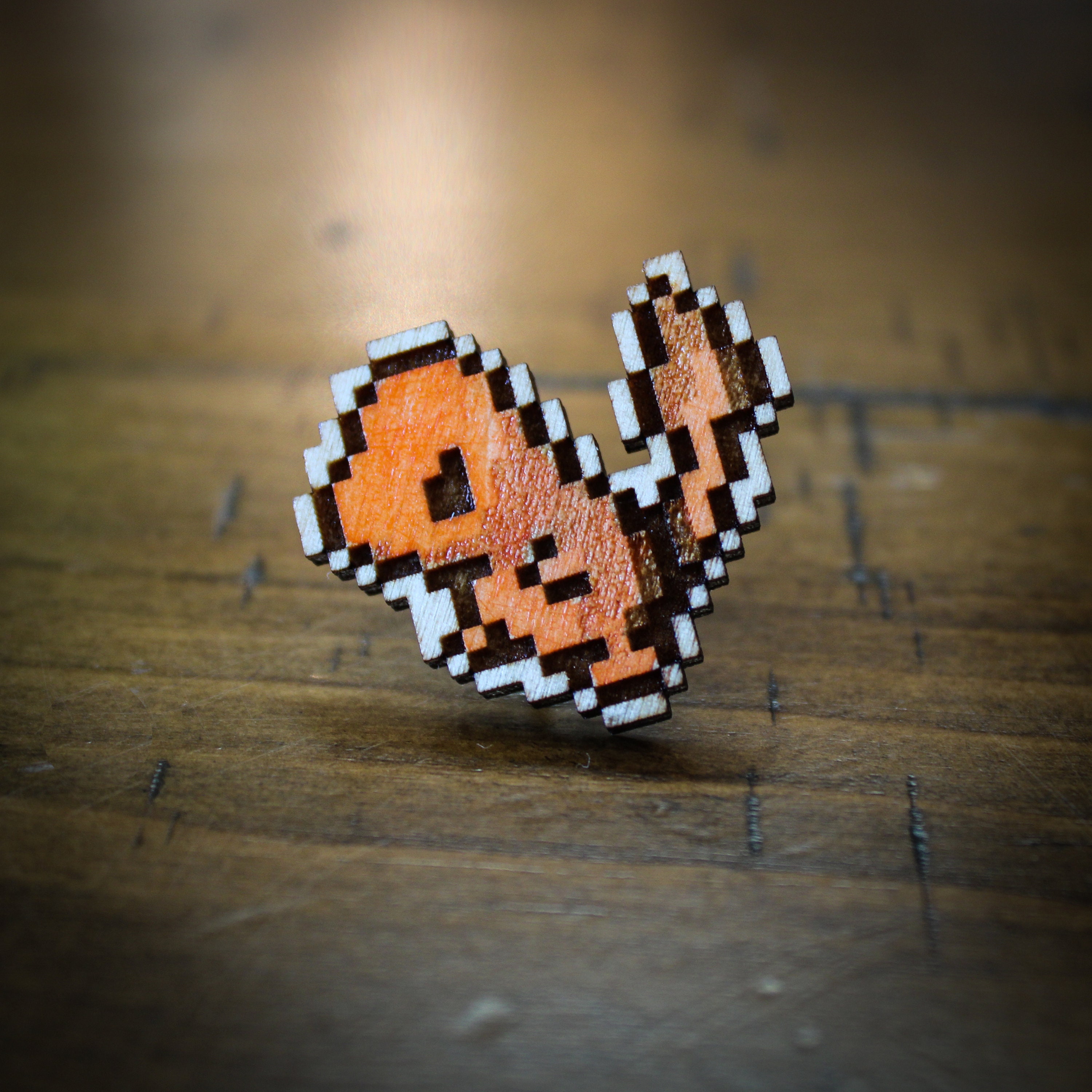 Pixel Charmander Pokemon Wood Pin Charmander Wood Badge Pokemon Pins ...