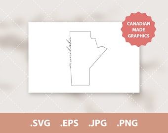 Manitoba Svg - Etsy