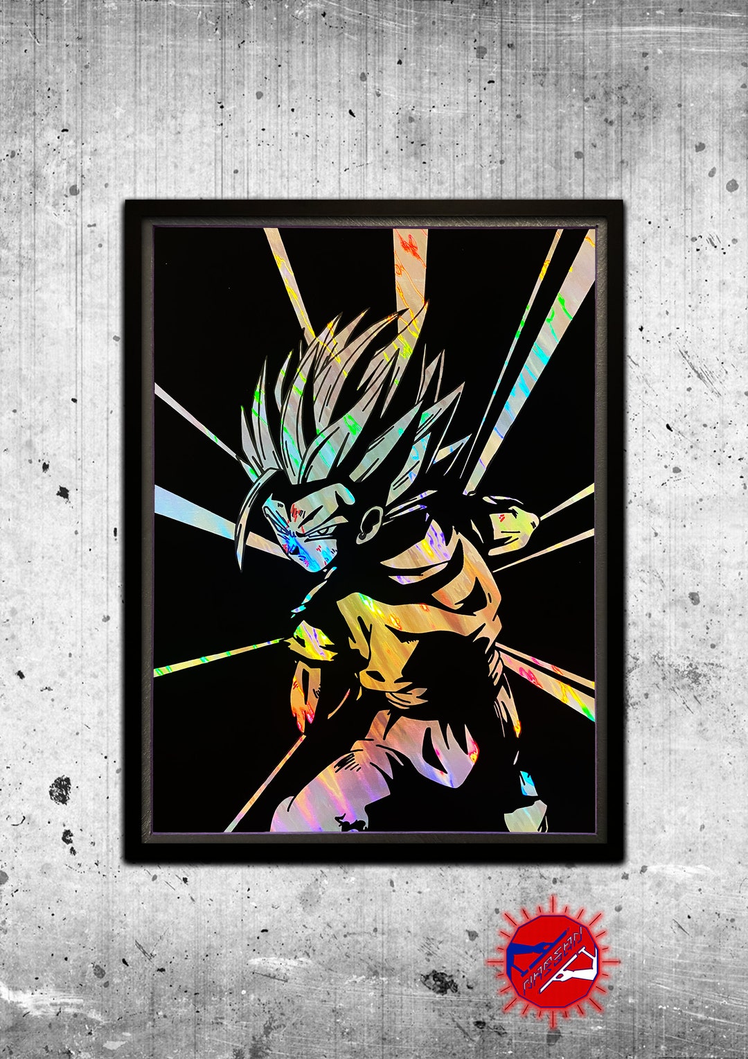 Hologram Painting DBZ "gohan" - Etsy