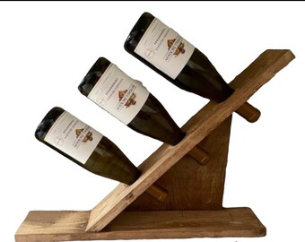3 Bottle Wine Rack - Etsy
