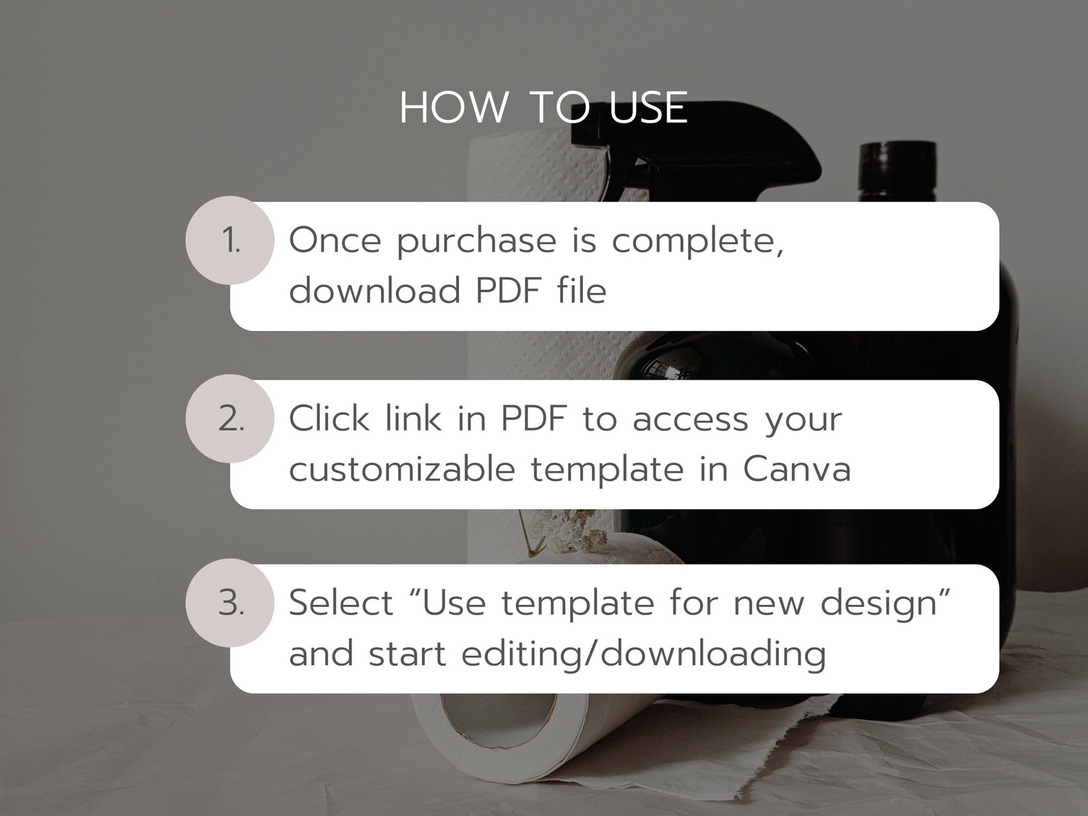 Cleaning List, Cleaning Checklist, Minimalist List, List Digital ...