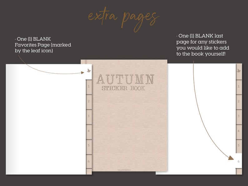 Goodnotes Sticker Book Autumn Sticker Book Pre-cropped - Etsy