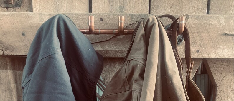 5 Hook, Copper, Coat Rack, Key Hook, Towel Rack - Etsy