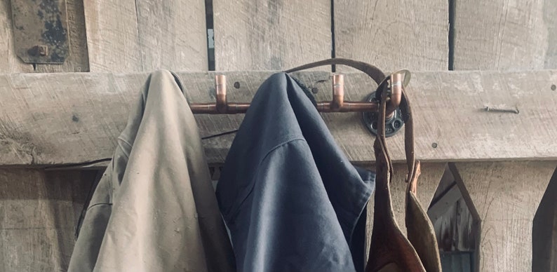 5 Hook, Copper, Coat Rack, Key Hook, Towel Rack - Etsy