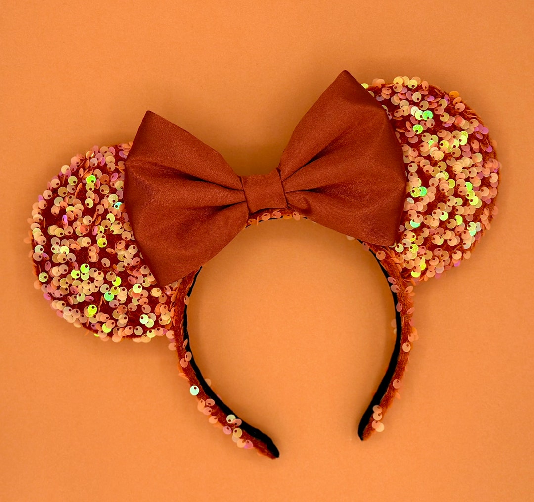 MADE TO ORDER Jack O Lantern Velvet Sequin Halloween Ears | Headband ...