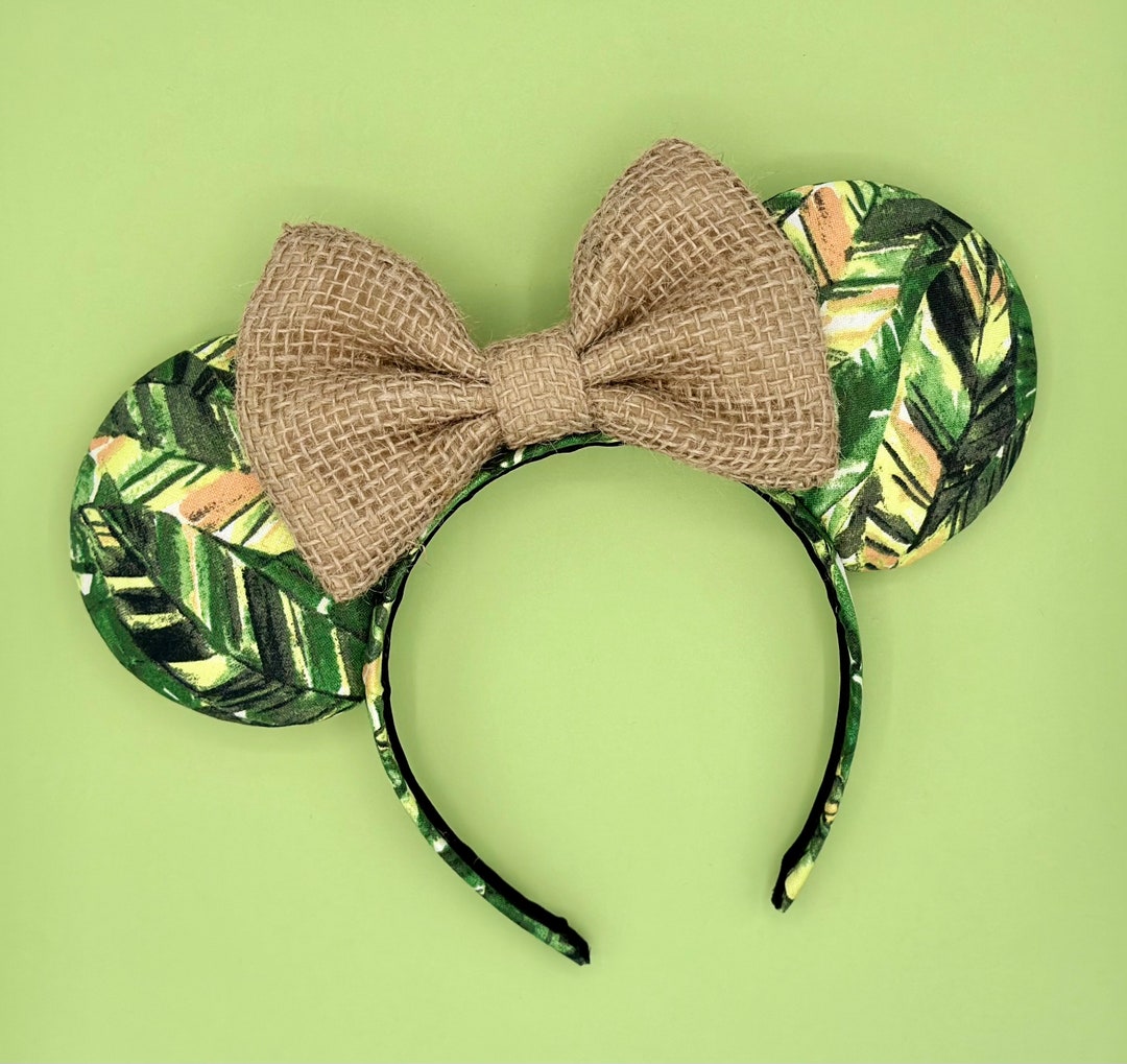 MADE TO ORDER Jungle Mouse Ears | Safari Mouse Ears | Headband Mouse ...
