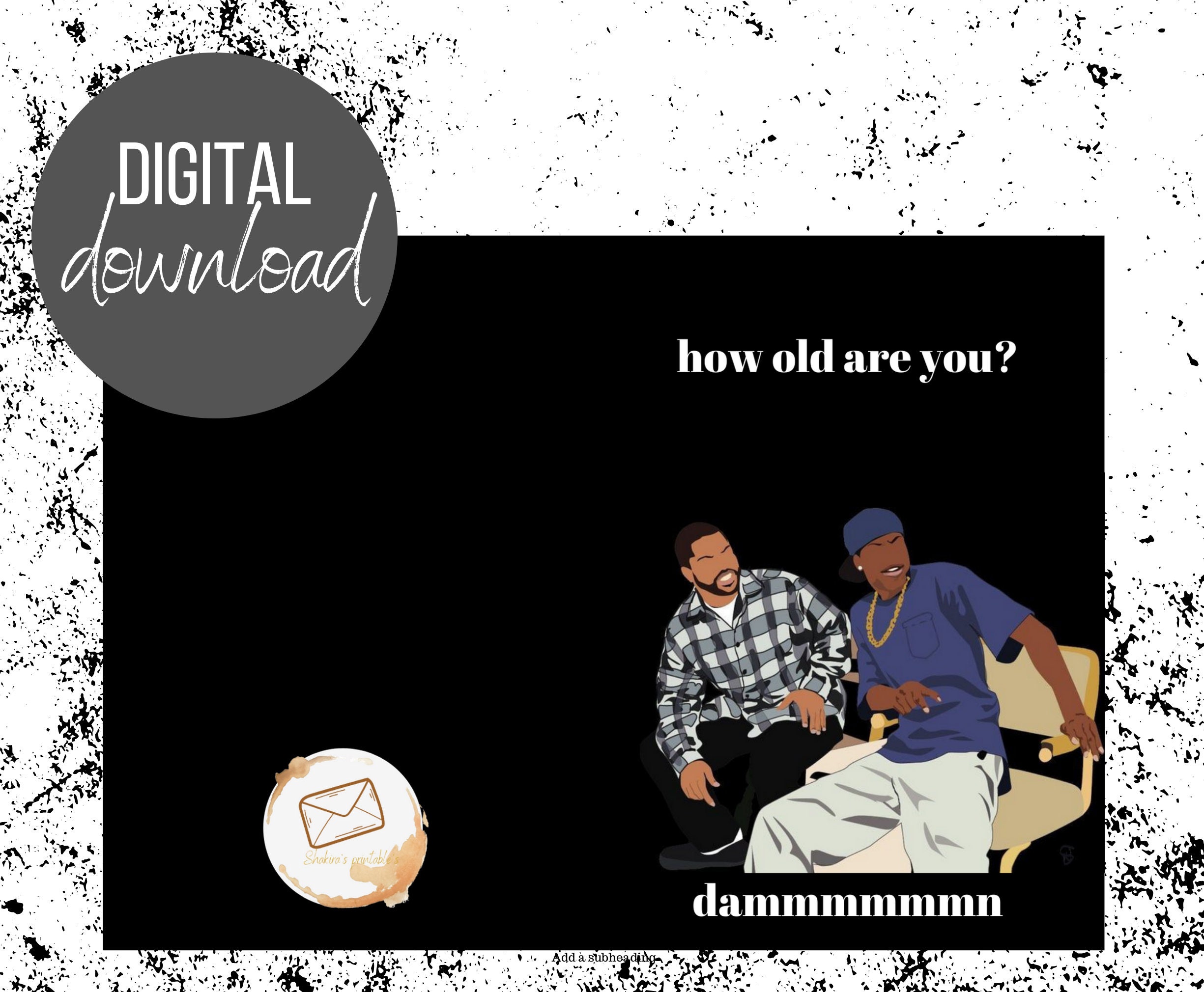 Funny Friday Birthday Card - Etsy