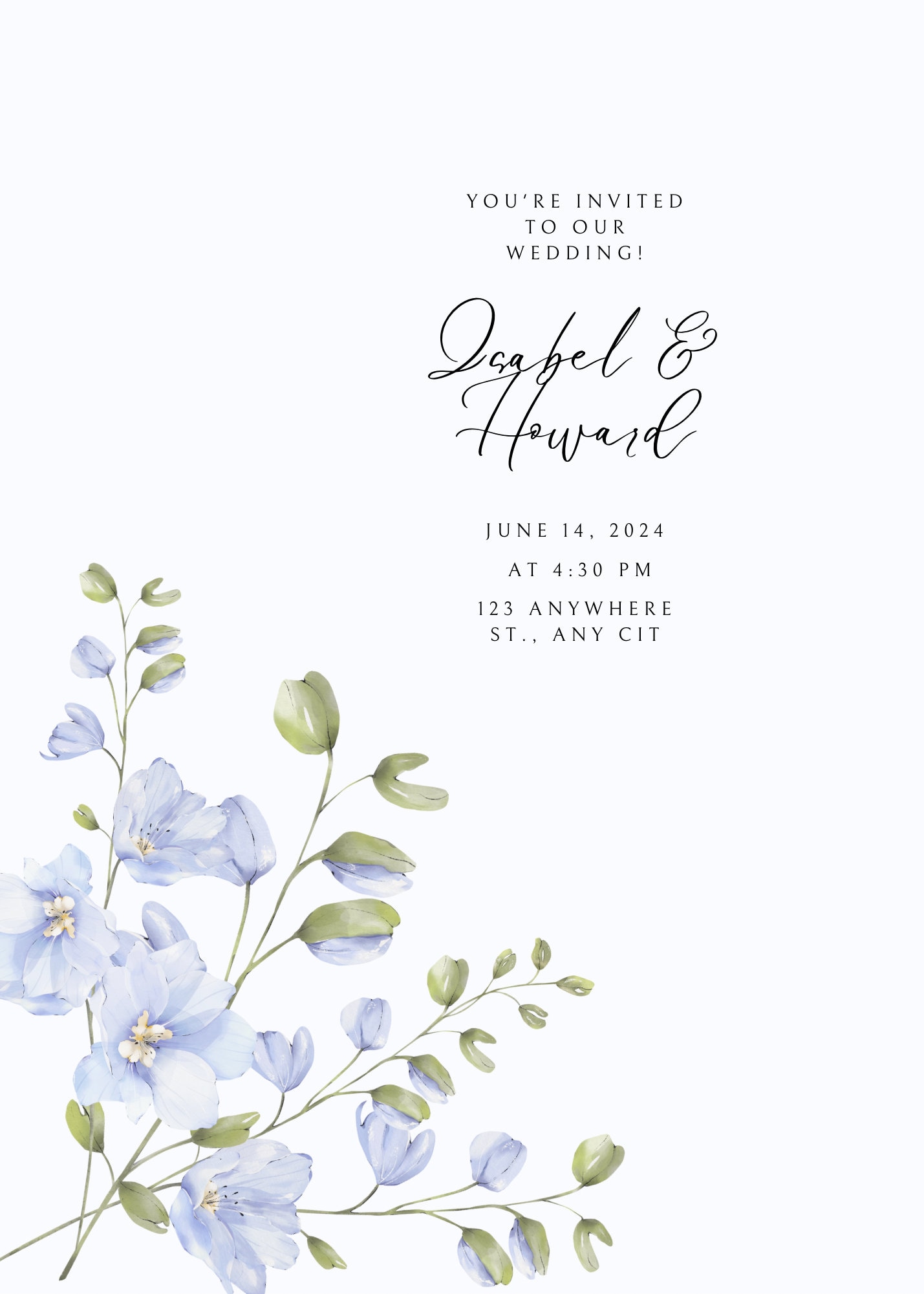 Wedding Invitation Template - Etsy