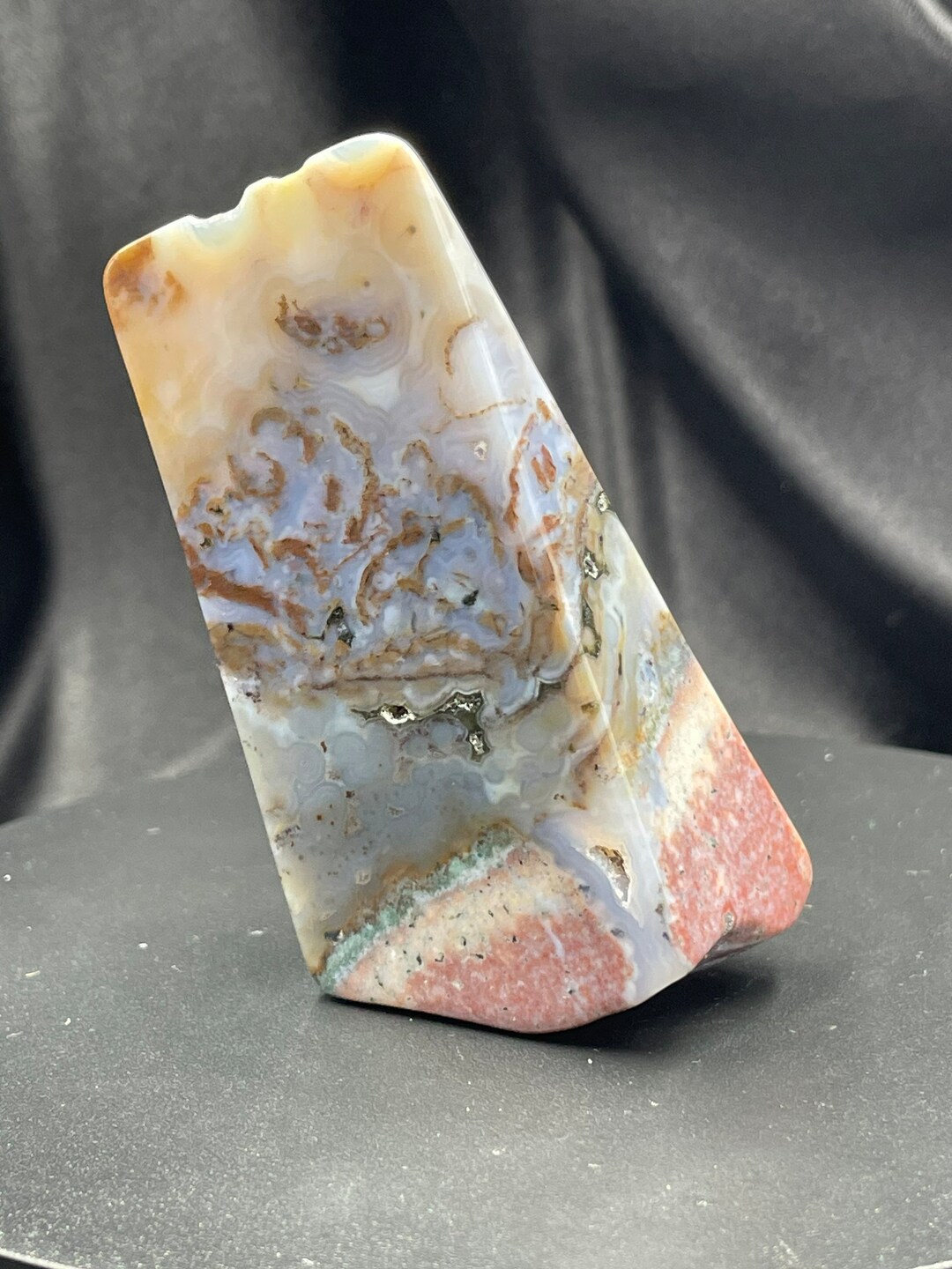 Triangle Ocean Jasper Tumble - Etsy