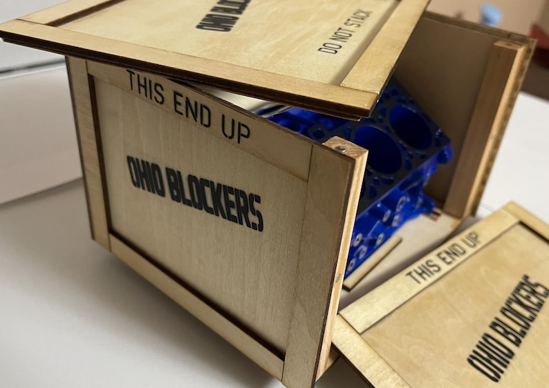 1/6 Scale Crated V6 Engine Block - Etsy