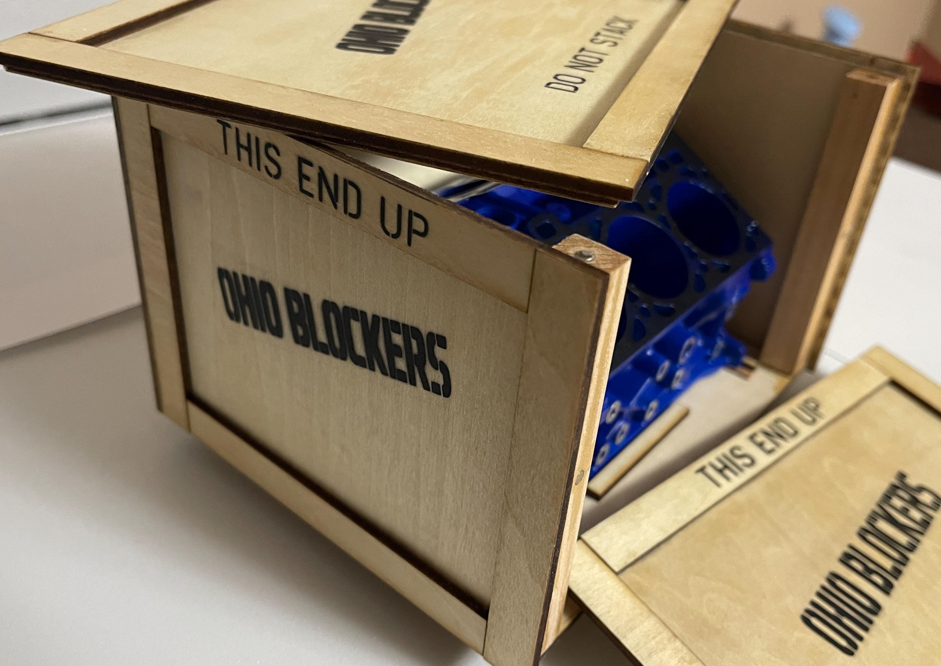 1/6 Scale Crated V6 Engine Block - Etsy