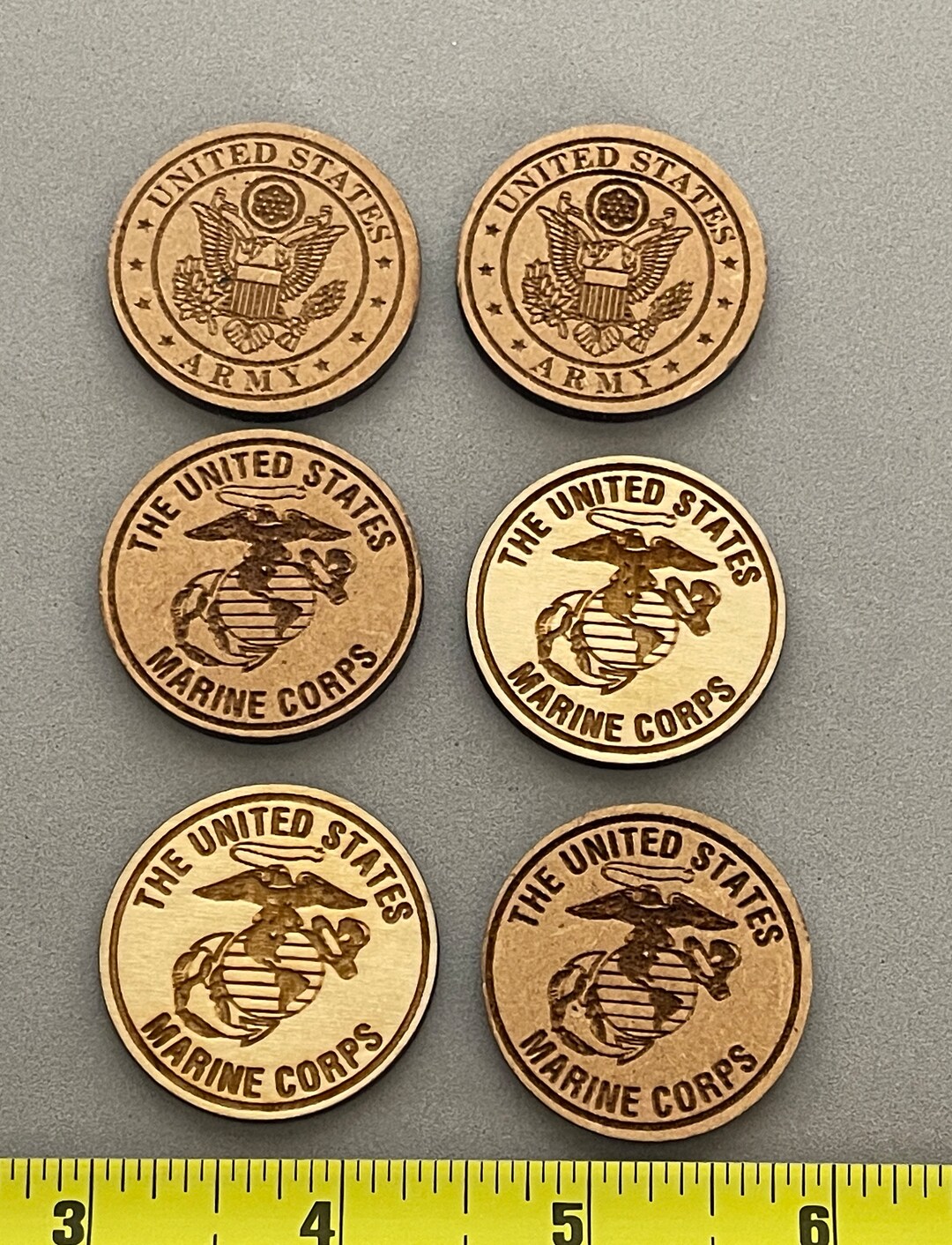 Military Emblem Tokens - Etsy