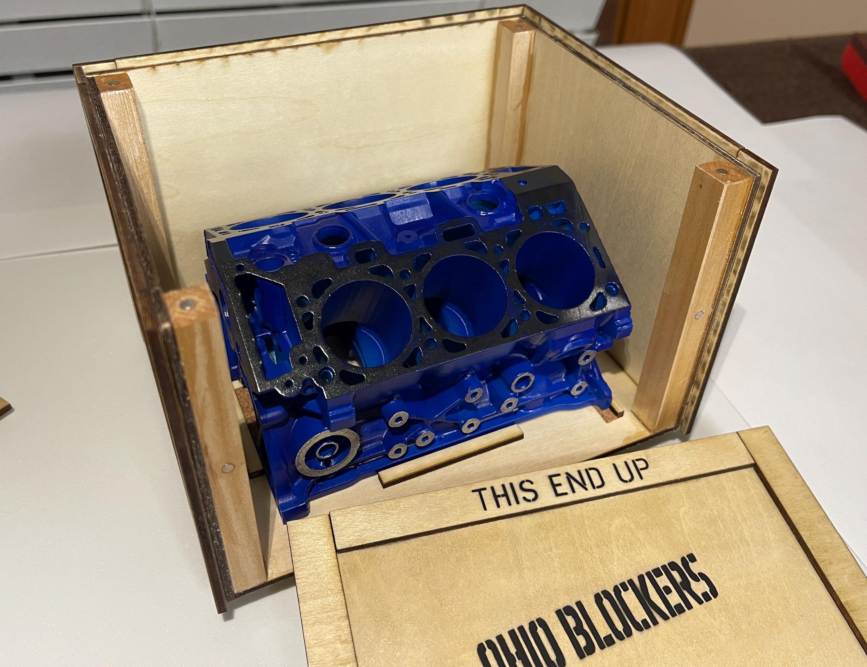 1/6 Scale Crated V6 Engine Block - Etsy