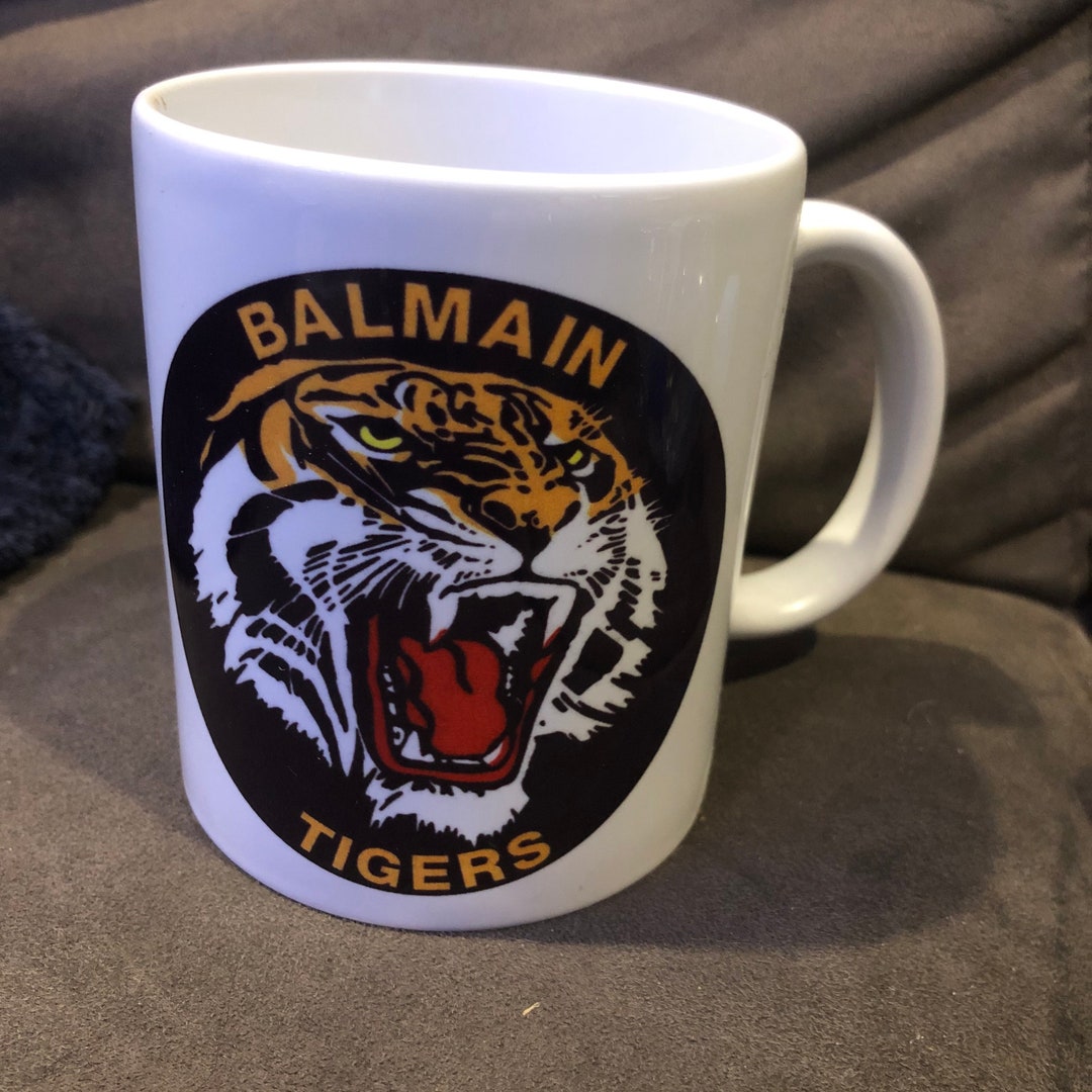BALMAIN TIGERS Retro Ceramic Mug NRL Rugby League Wests - Etsy