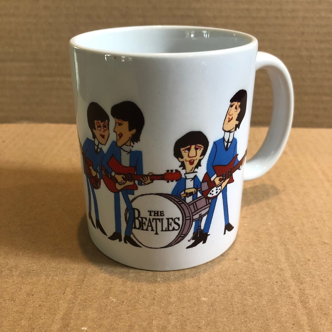 The Beatles CERAMIC MUG 11oz NEW Cartoon Series - Etsy