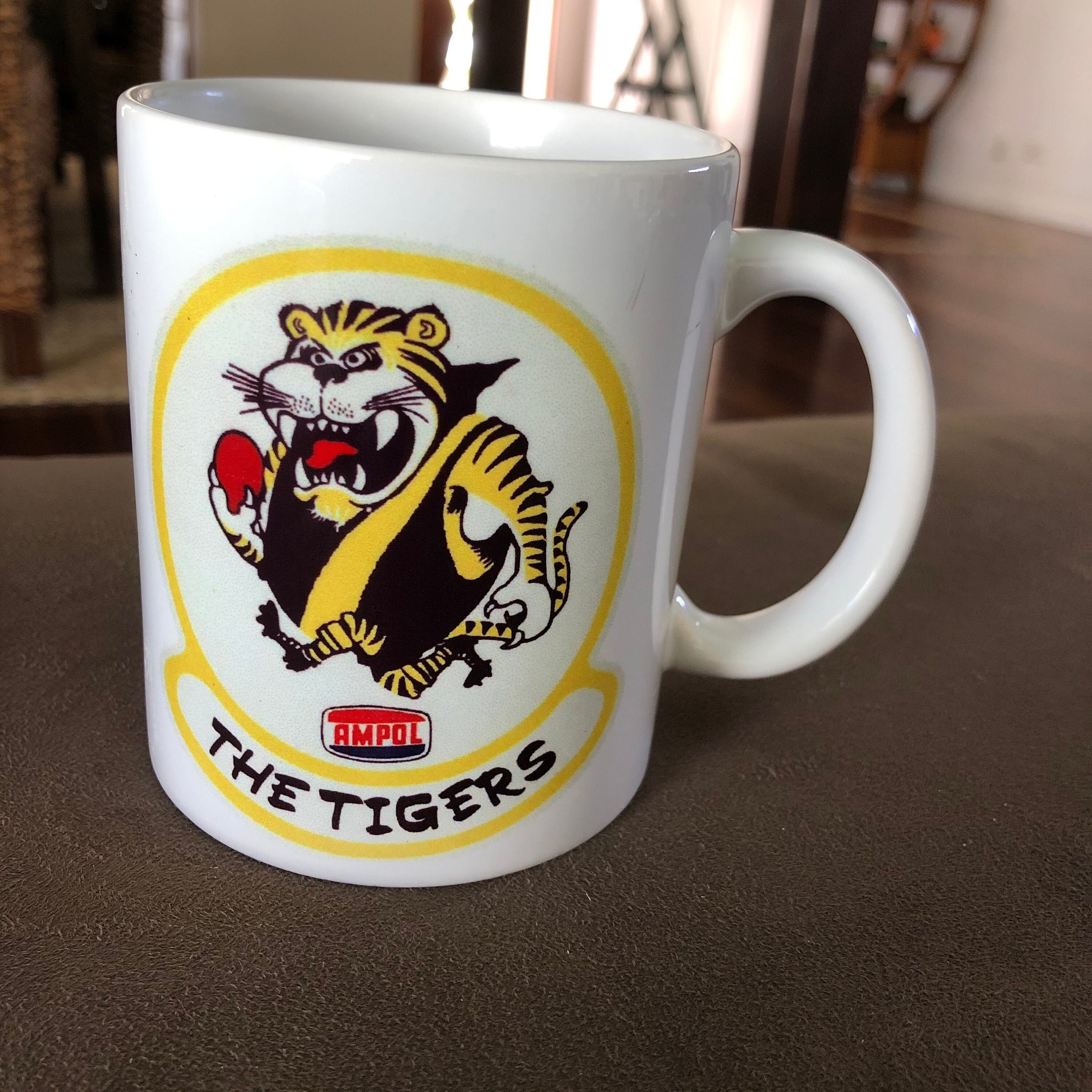 RICHMOND Retro Ceramic Mug the Tigers AFL / Vfl Aussie Rules Football ...