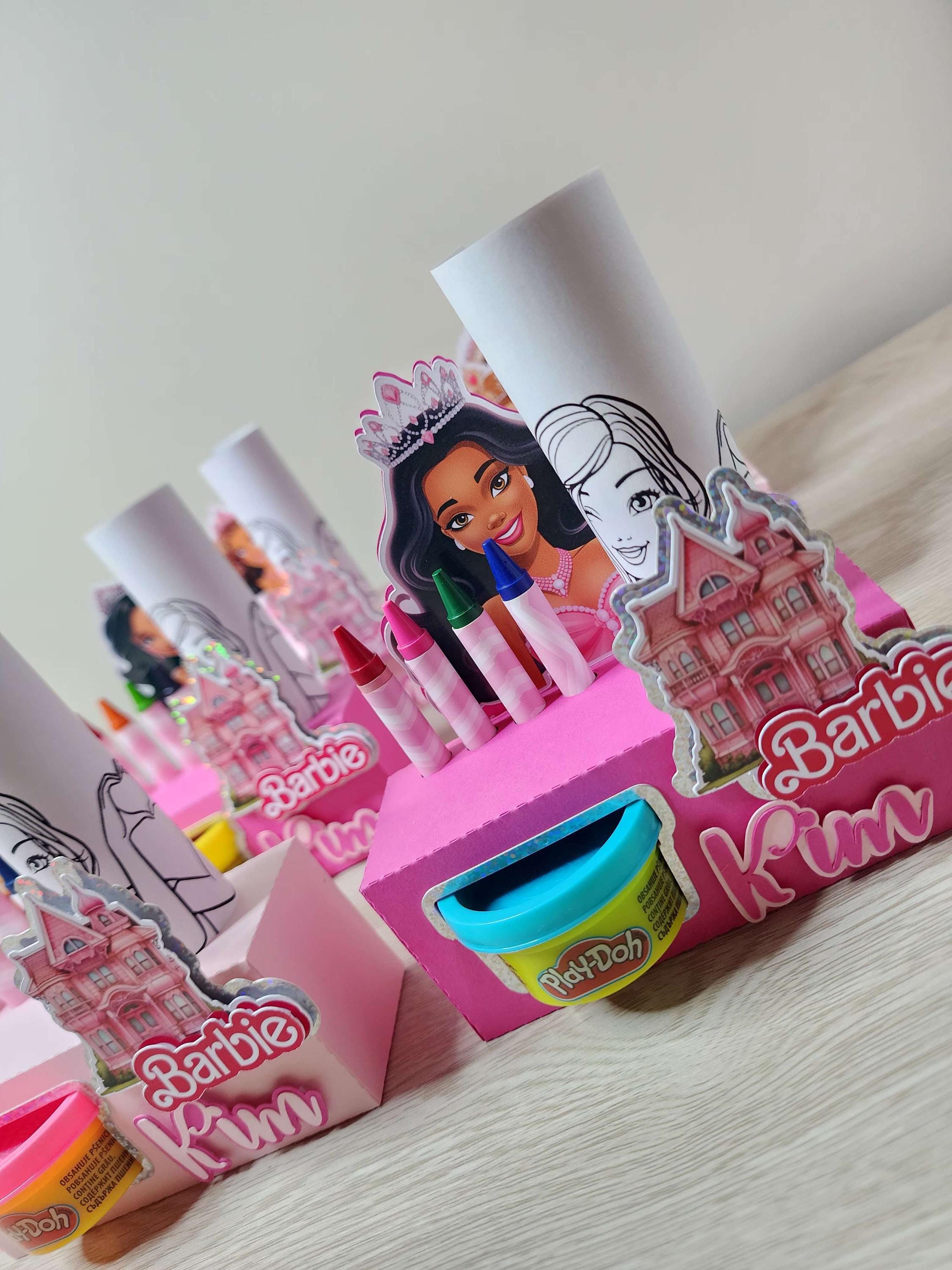 Activity Box Barbie Favor Box Barbie Custom - Etsy