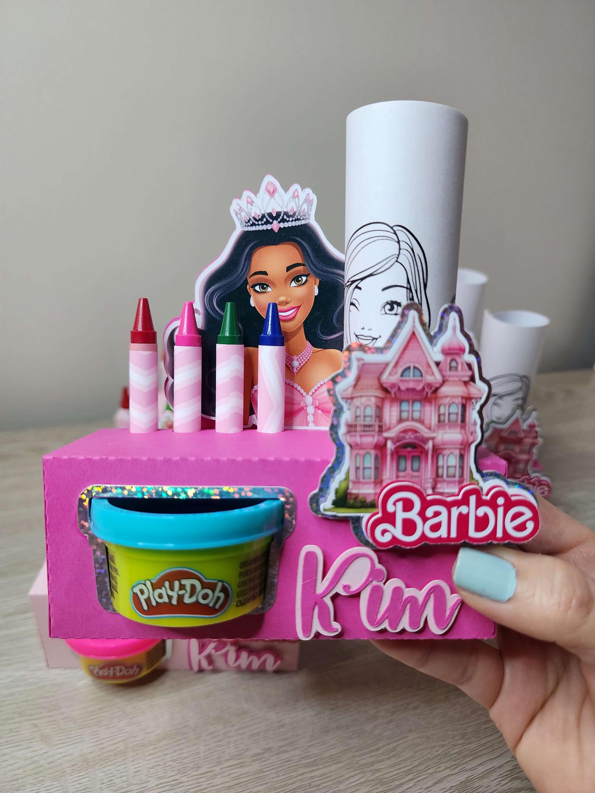 Activity Box Barbie Favor Box Barbie Custom - Etsy