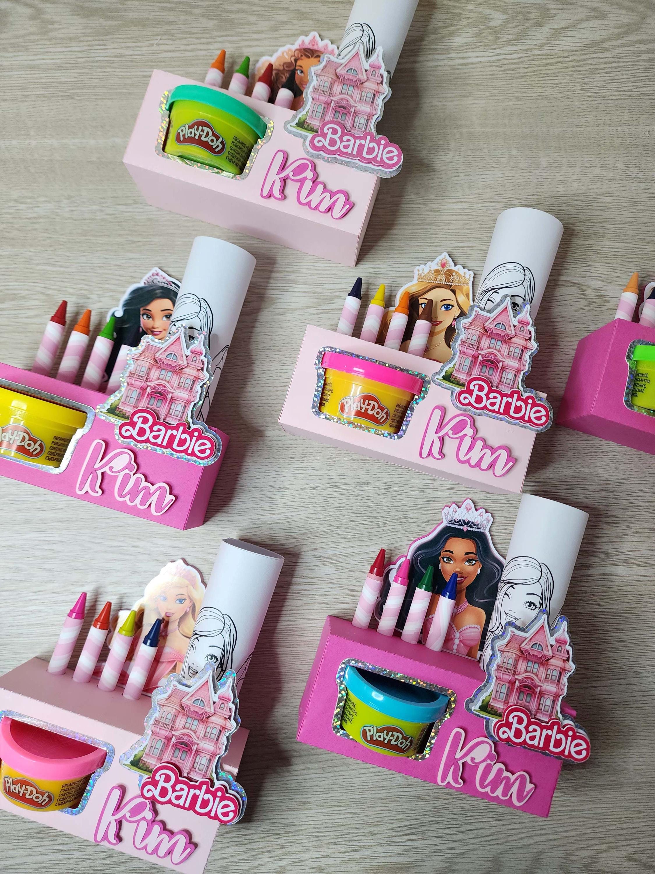 Activity Box Barbie Favor Box Barbie Custom - Etsy