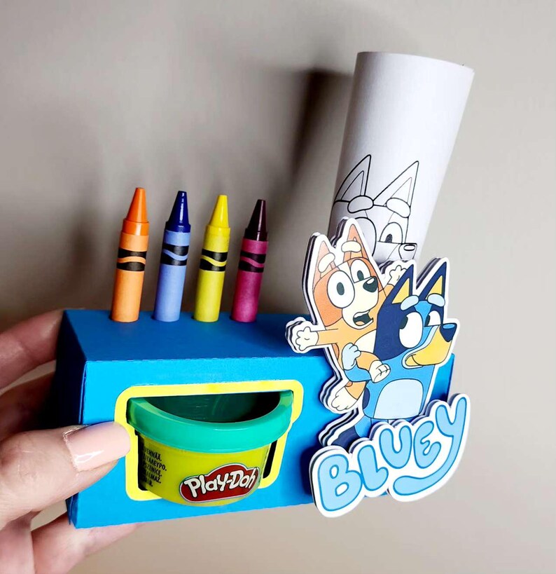 Activity Box Bluey and Bingo Favor Box Bluey Custom - Etsy