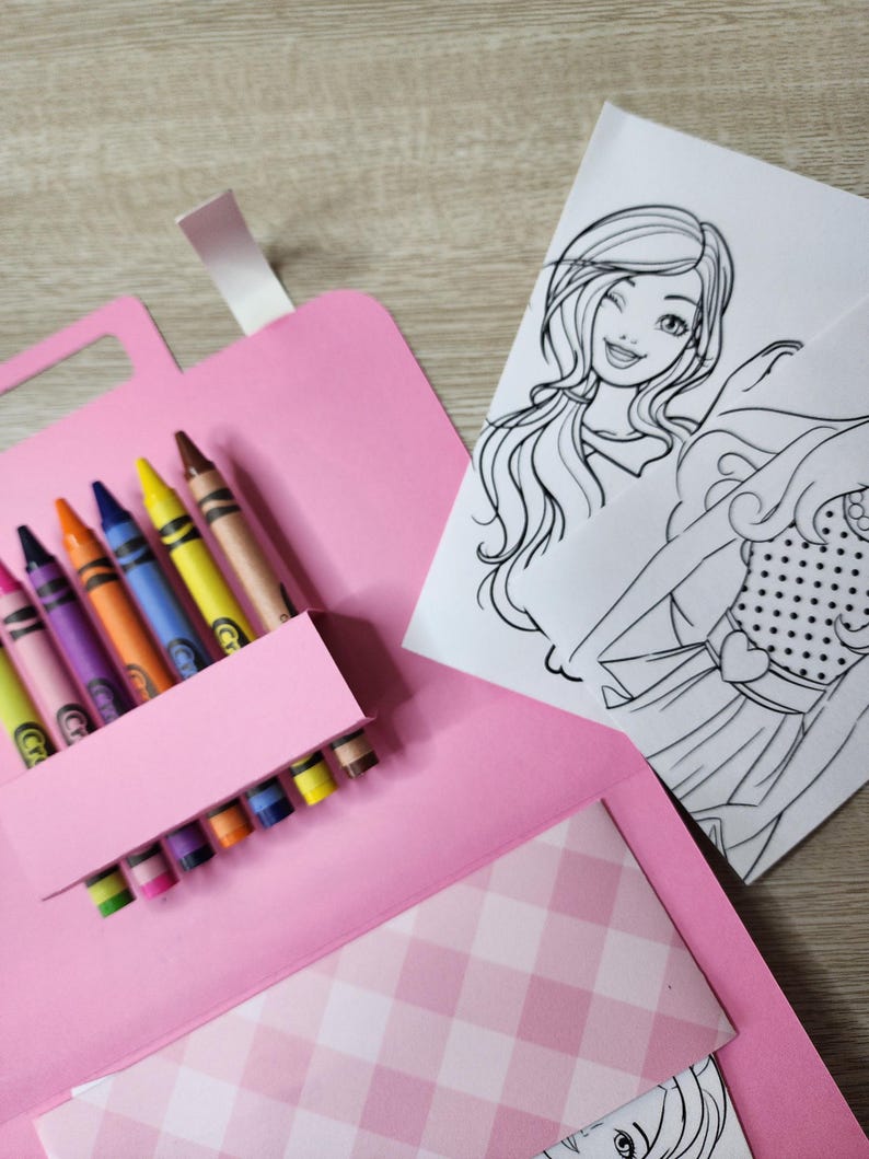 Crayola Holder Barbie / Crayon Barbie - Etsy