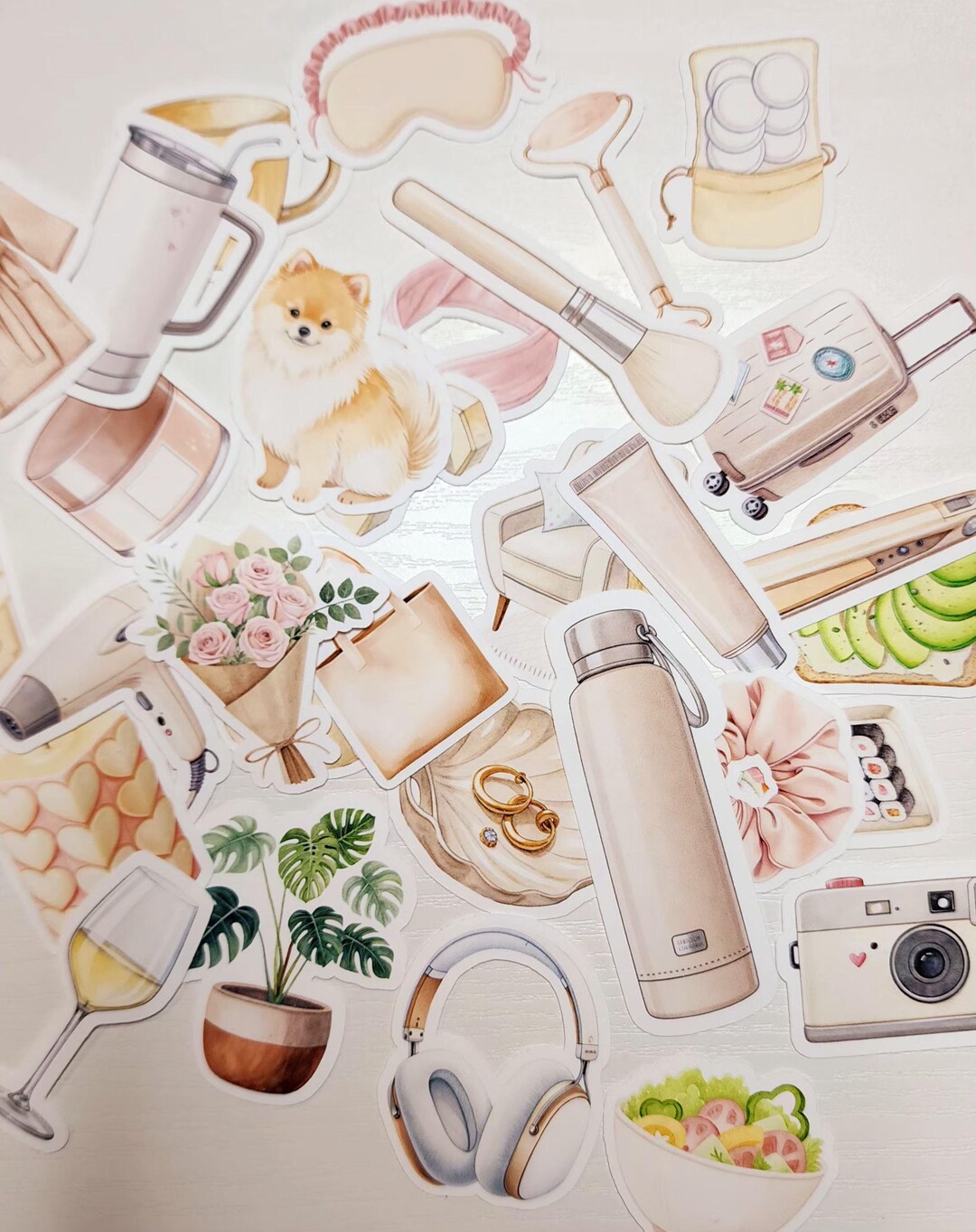 Planner Stickers, GIRL AESTHETIC Planner Stickers, Goodnotes Stickers ...