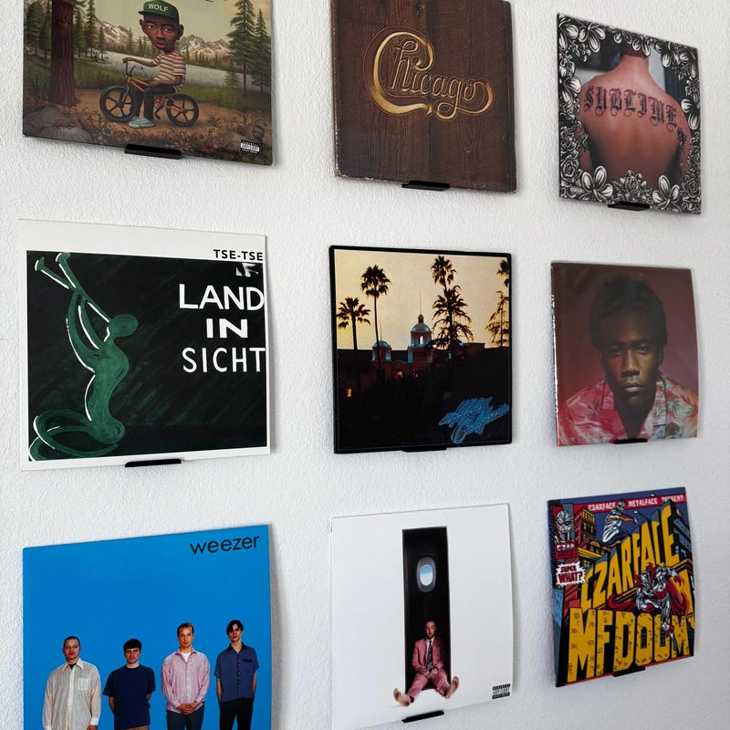 Vinyl Record Wall Display - Etsy